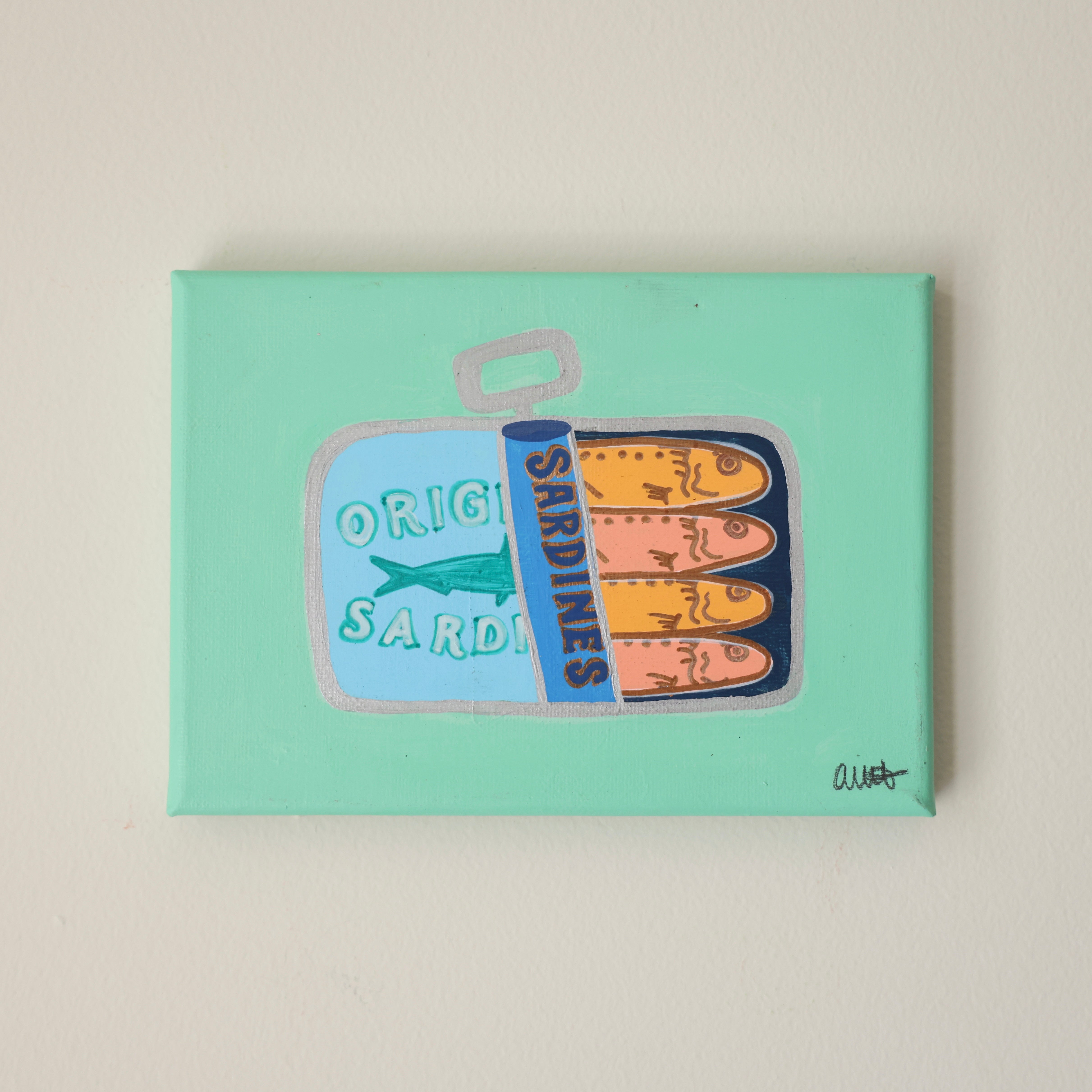 "Original Sardines" Painting – Annie Marge Designs